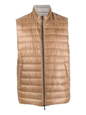 Herno Quilted Down Gilet - Nude