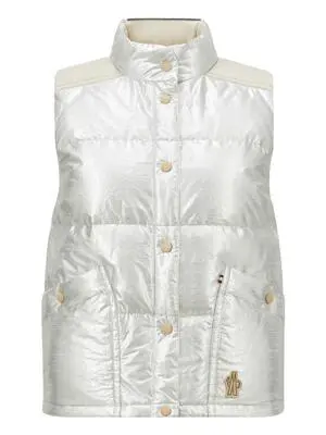 MONCLER Moncler Grenoble Pinchot Lamé Down Vest