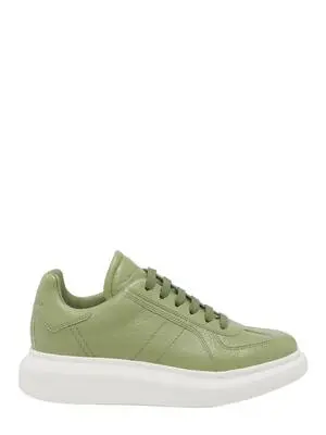 Alexander McQueen Lace Up Sneakers - Olive