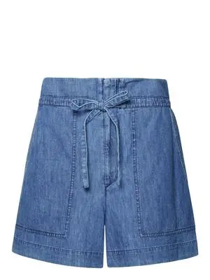 Isabel Marant Étoile Denim Drawstring Shorts - Blue
