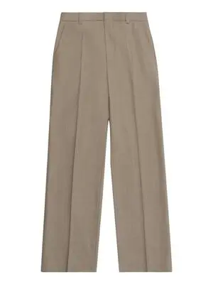 Gucci Gucci Wool Mouliné Tailored Trousers Grey
