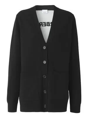 BURBERRY Burberry V-neck Button-Fastening Cardigan With Pockets