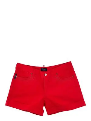 EMPORIO ARMANI Armani Jeans Embellished Logo Denim Shorts