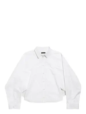 Balenciaga Semi-fitted Long-sleeved Shirt - White