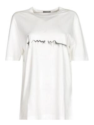 ANN DEMEULEMEESTER Crew Neck Short-sleeved T-shirt - No