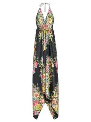 Etro Floral Silk Maxi Dress - Multicolor