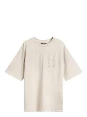 Amiri Ma Quad Oversized T-shirt - Ivory