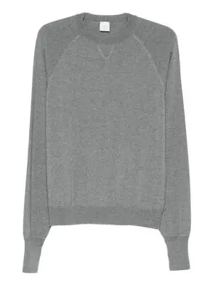 Eleventy Eleventy Raglan Sleeve Sweater Gray