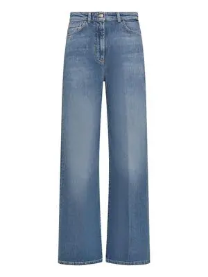 Seventy High-waist Straight-leg Jeans - Blue