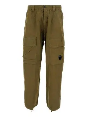 C.P. COMPANY Microreps Boxy Cargo Lens Pants - Green