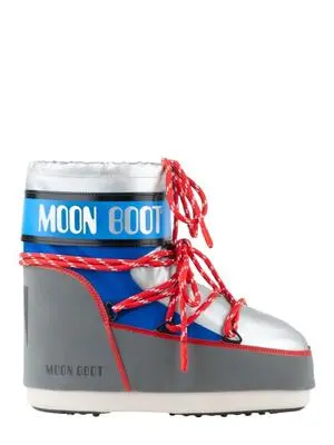 Moon Boot Icon Low Snow Boots - Silver/blue/red