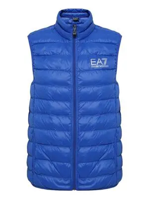 EA7 Quilted Down Vest - Blue