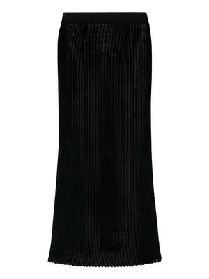 MAISON MARGIELA Elasticated Waist Skirt - Black