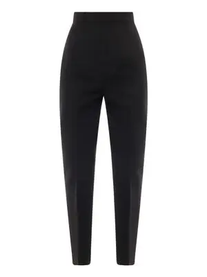 Saint Laurent High-waist Tailored Trousers - Black