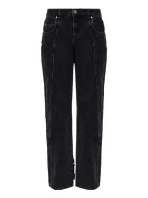 Isabel Marant Étoile Jaylis Bootcut Jeans - Fade Black