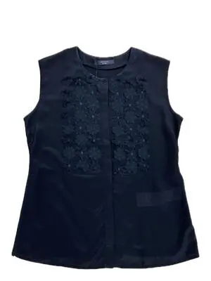 Max Mara Sleeveless Top With Graphic Pattern - No