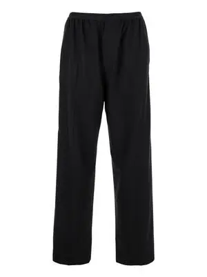 Balenciaga Elastic Waist Jogging Pants - Black