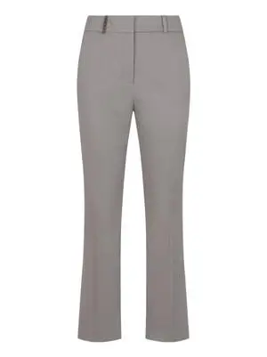 Peserico Straight Leg Tailored Pants - Gray