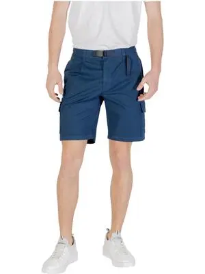 Hugo Boss Cargo Shorts With Belt Loops - Blue