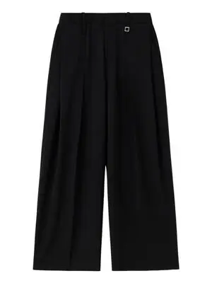 WOOYOUNGMI Wide-leg Tailored Trousers - Black