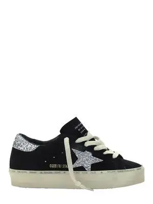 GOLDEN GOOSE Hi Star Glittered Sneakers - Black