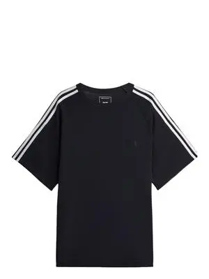 Y3 3-striped Short-sleeved T-shirt - Black