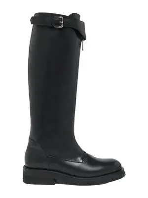 Alexander McQueen Buckled Zip Knee-high Boots - Black