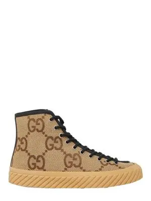 Gucci Maxi Gg High-top Sneakers - Brown