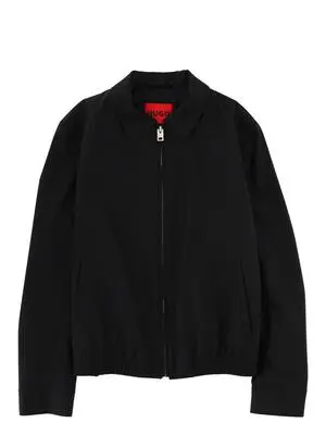 Hugo Boss Zip-up Bomber Jacket - Black