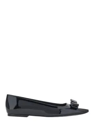 FERRAGAMO Vara Bow Ballet Flats - Black