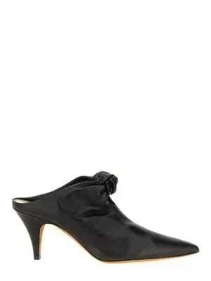 Khaite Rowan Pointed-toe Mules - Black