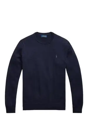 Polo Ralph Lauren Polo Ralph Lauren Crewneck Jumper With Logo Embroidery Navy