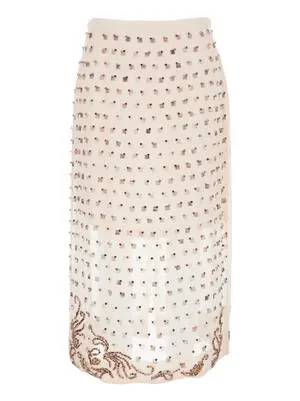 Dries Van Noten DRIES VAN NOTEN Embellished Midi Skirt No