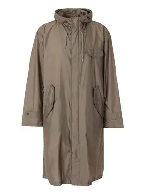 Herno Long-sleeved Hooded Windbreaker - Military Green