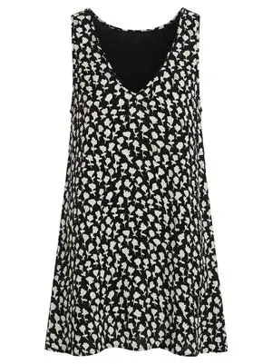 Max Mara Sleeveless V-neck Dress - Black