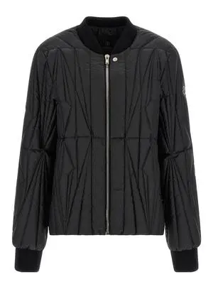 Moncler MONCLER X RICK OWENS GeoCamo Zip-Up Jacket Black