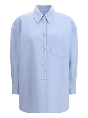 Fabiana Filippi Long Sleeve Shirt - Blue