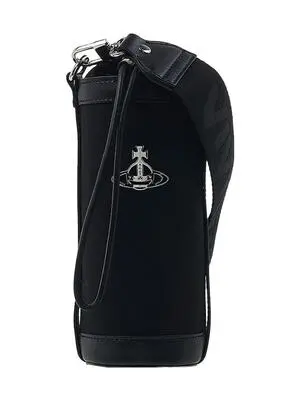 VIVIENNE WESTWOOD Logo Shoulder Bag - Black