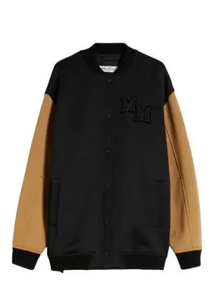 MAX MARA Max Mara Color-Blocked Jersey Pilot Jacket