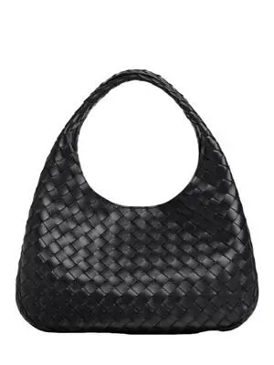 Bottega Veneta Campana Shoulder Bag - Black