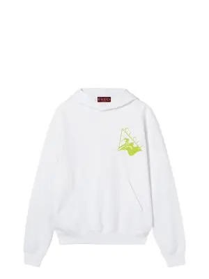 Gucci Cotton Jersey Printed Sweatshirt - White