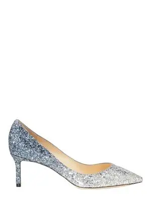 JIMMY CHOO Pointed Glitter Heels - Multicolor