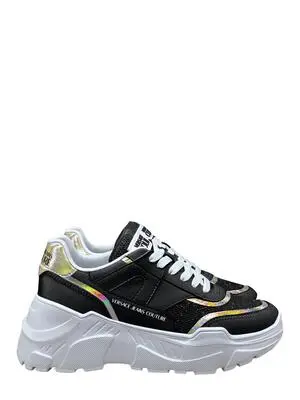 Versace Chunky Logo Sneakers - Black