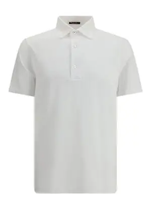 Loro Piana Buttoned Polo Shirt - White
