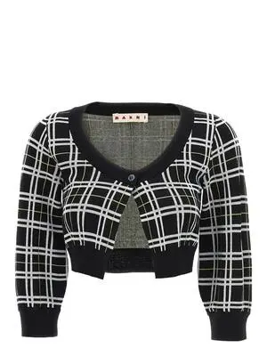 MARNI Marni Buttoned Cropped Cardigan