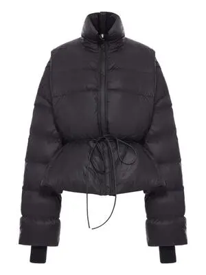 Rick Owens Padded High-neck Jacket - Black