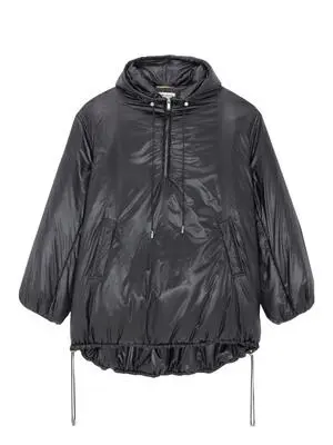 SAINT LAURENT Saint Laurent Logo Embossed Drawstring Jacket