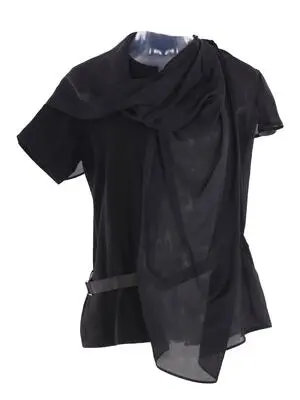 SACAI Sacai Paneled Slide-Buckle T-Shirt