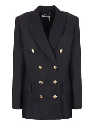 Chloé Double-breasted Buttoned Blazer - Black