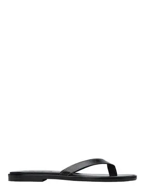 AeydĒ Melody Leather Flip-flops - Black